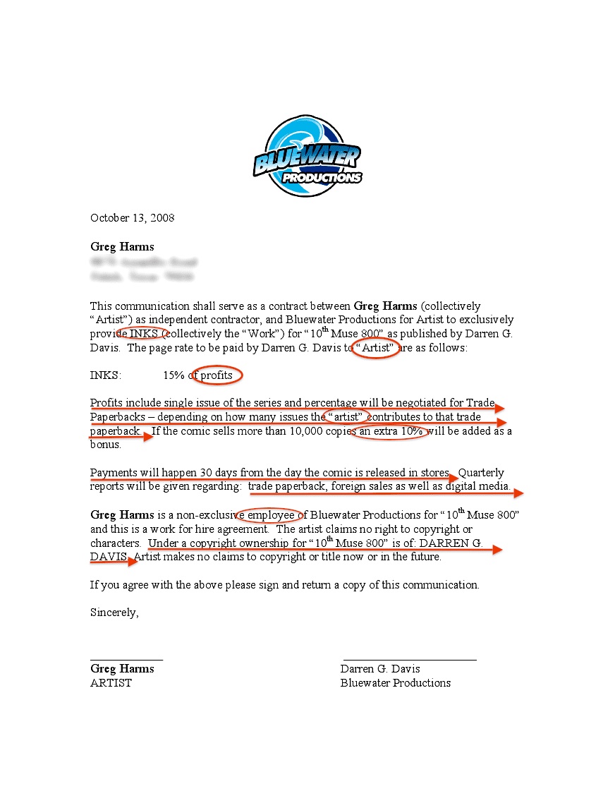 How To Read A Contract Part The Second Work Made For Hire